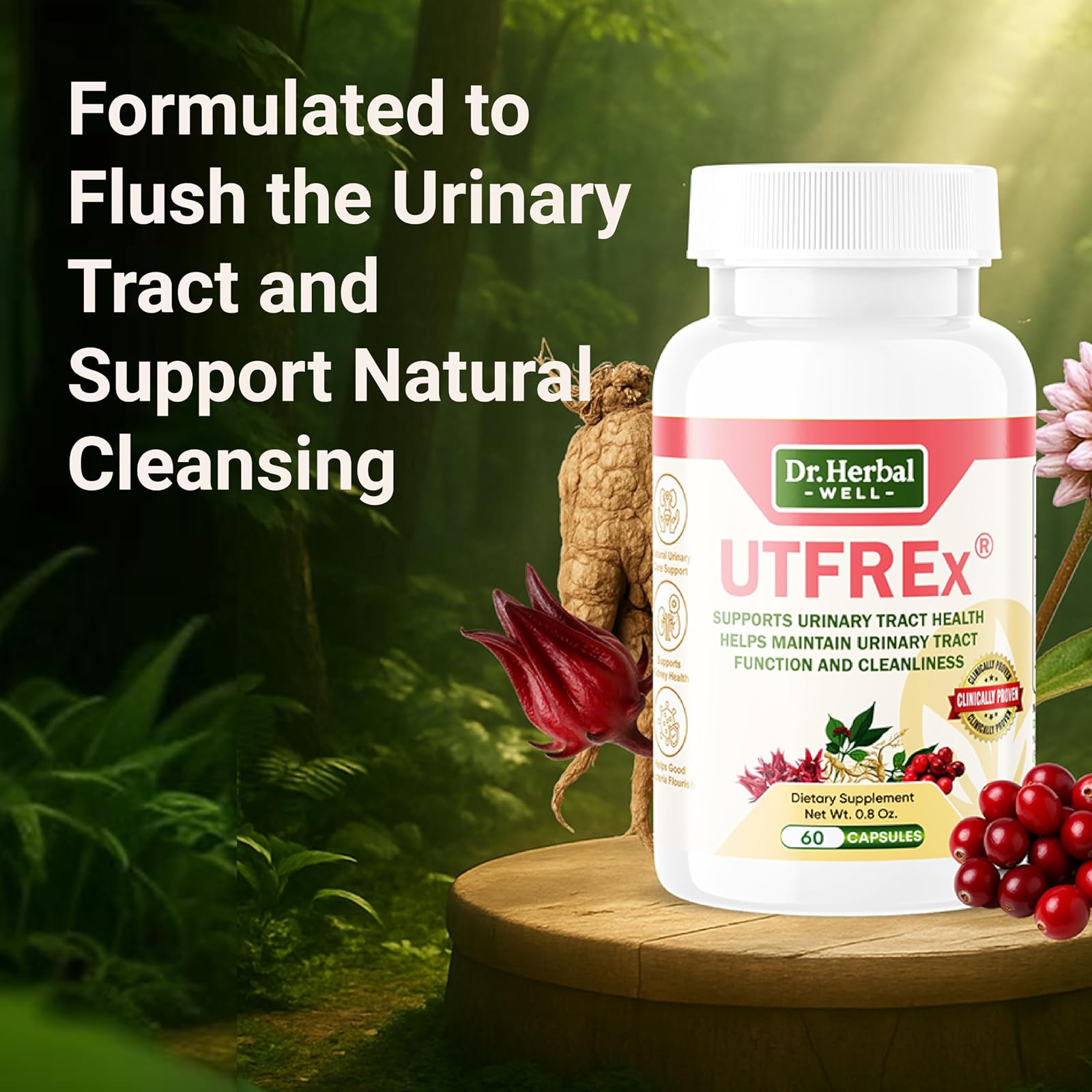 60 capsules for UTI relief