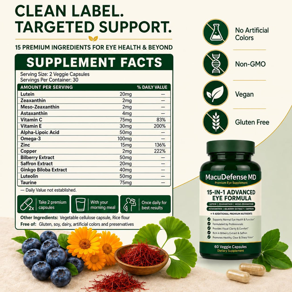 60 capsules for vision support