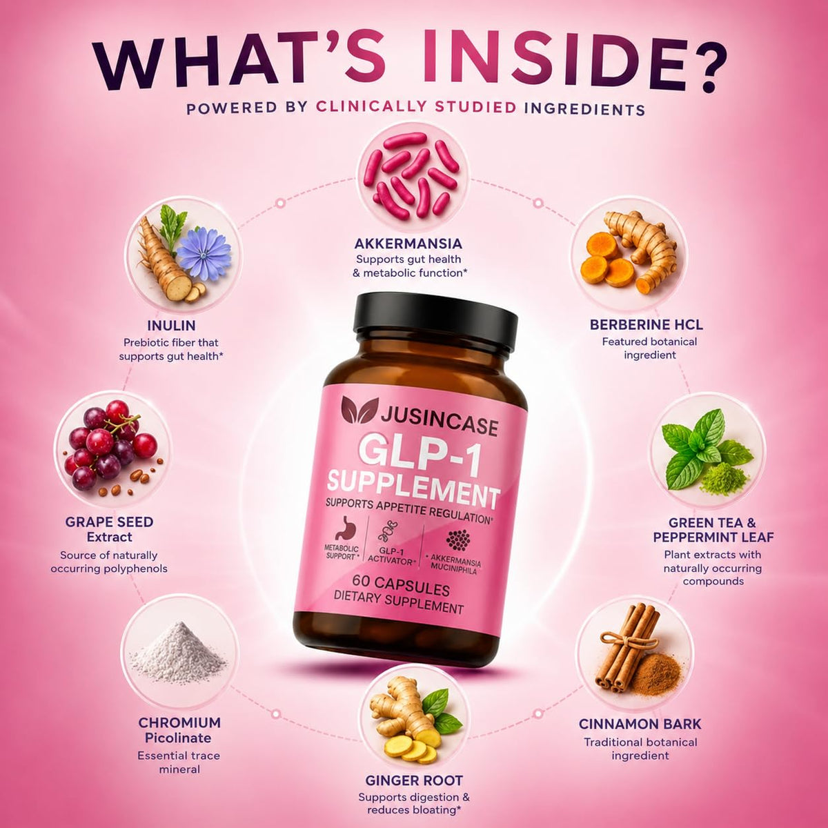 60 capsules for weight loss support
