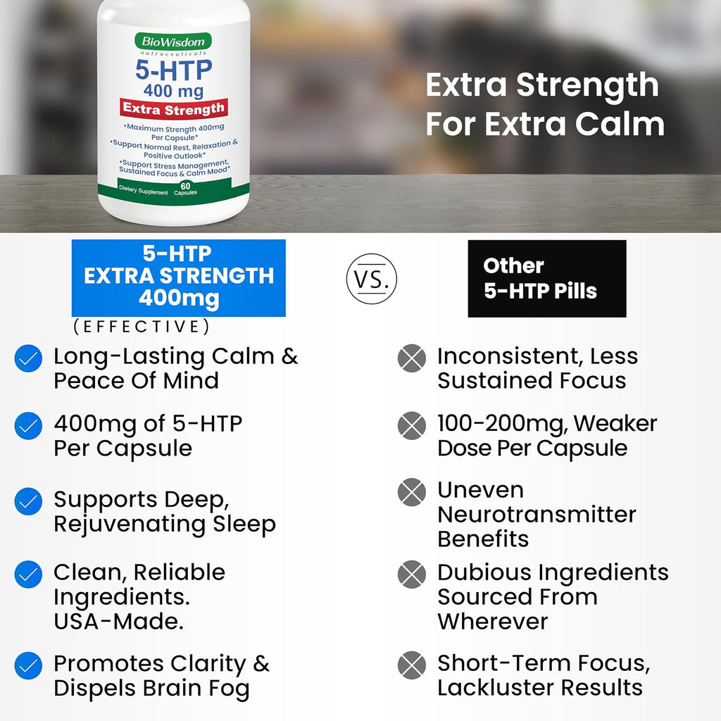 60 capsules of 5-HTP benefits