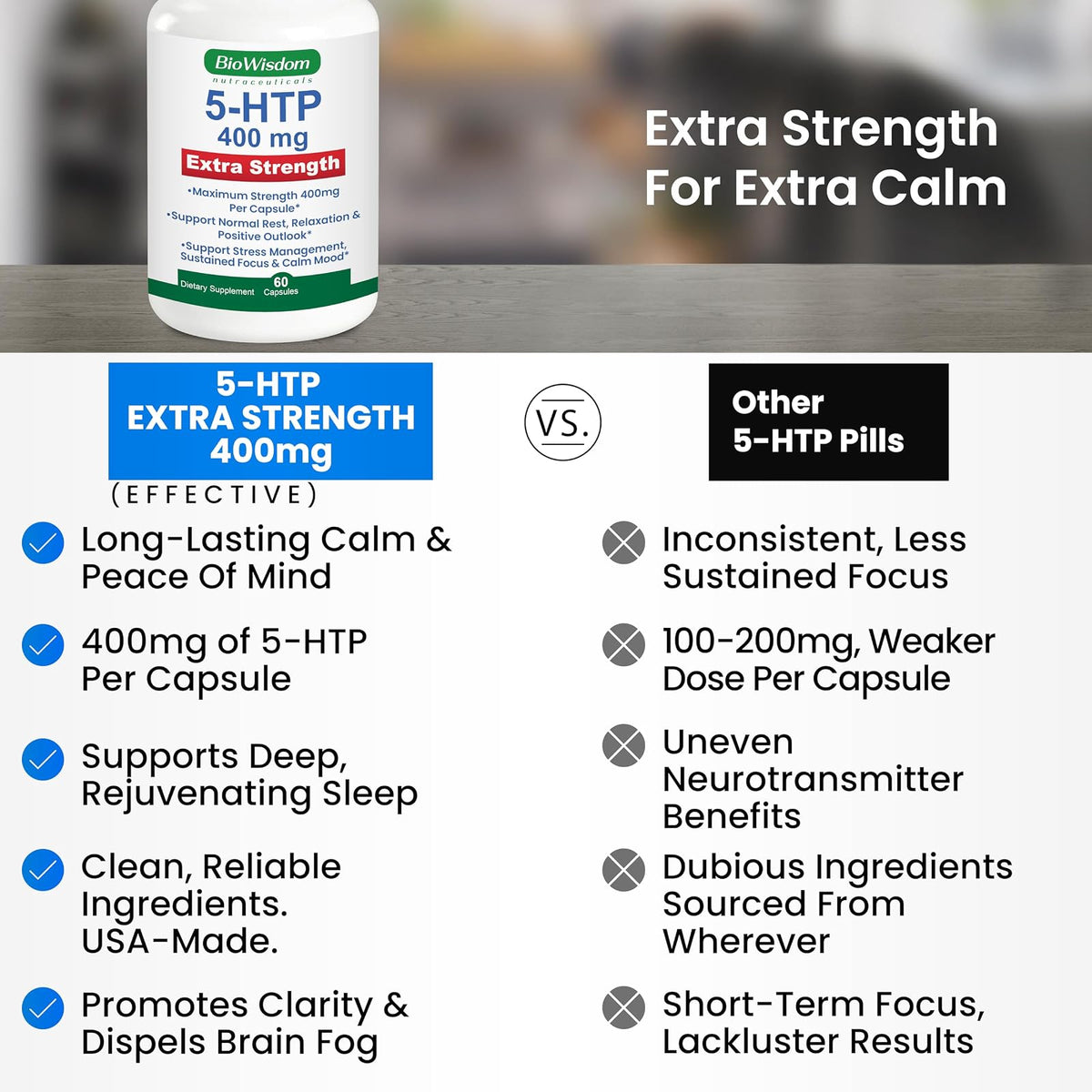 60 capsules of 5-HTP benefits