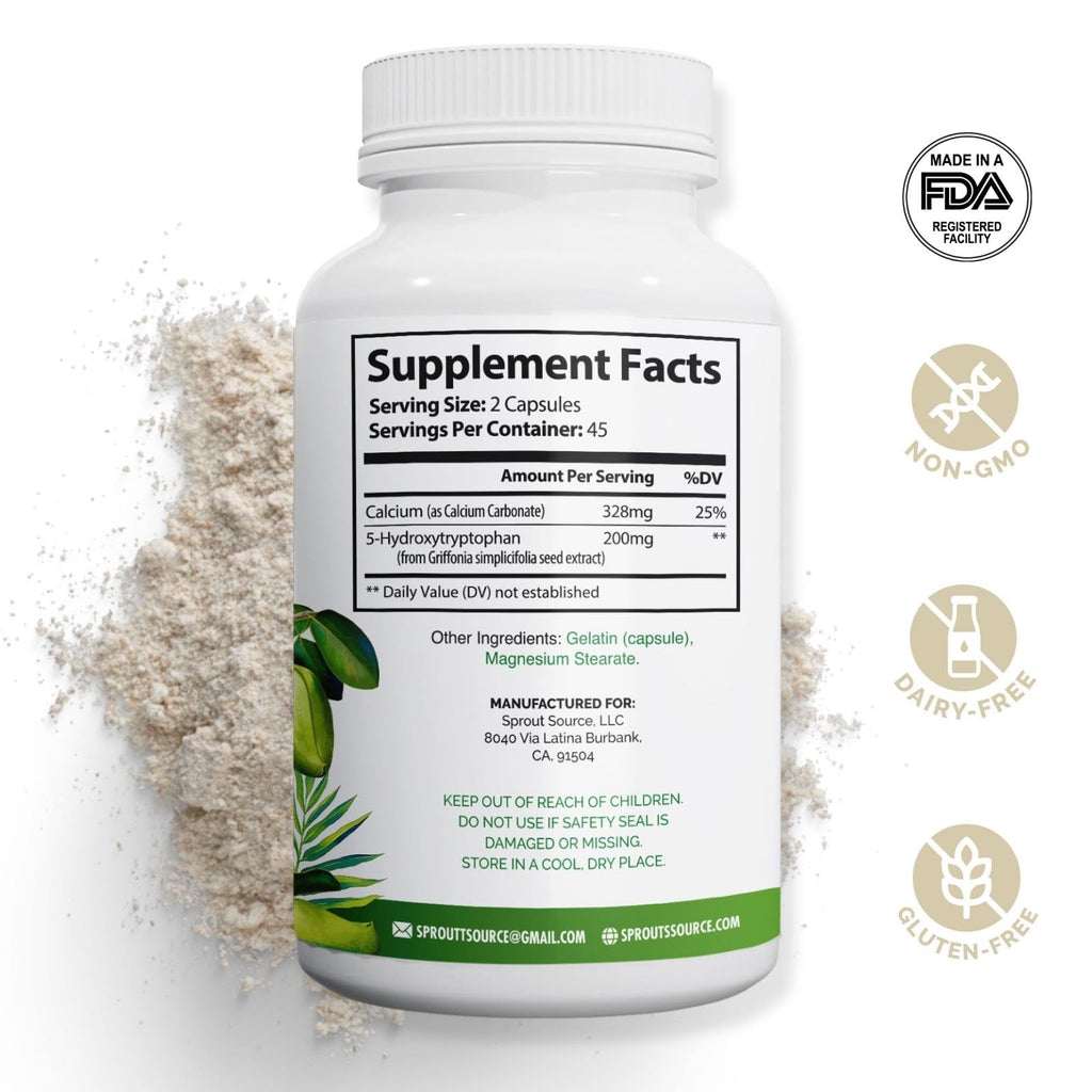 60 capsules of 5-htp