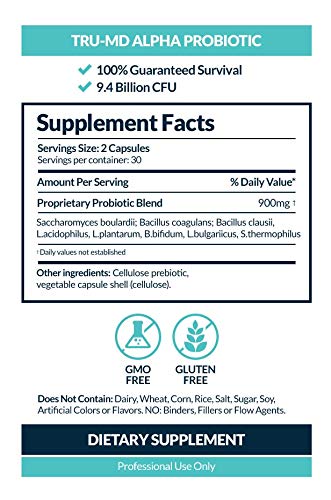 60 capsules of 50 billion CFU probiotics