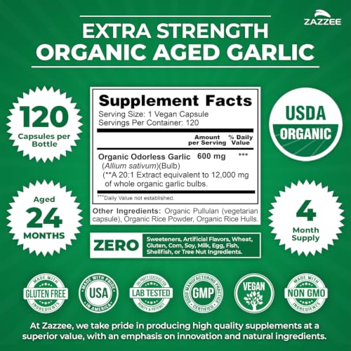 60 capsules of aged garlic