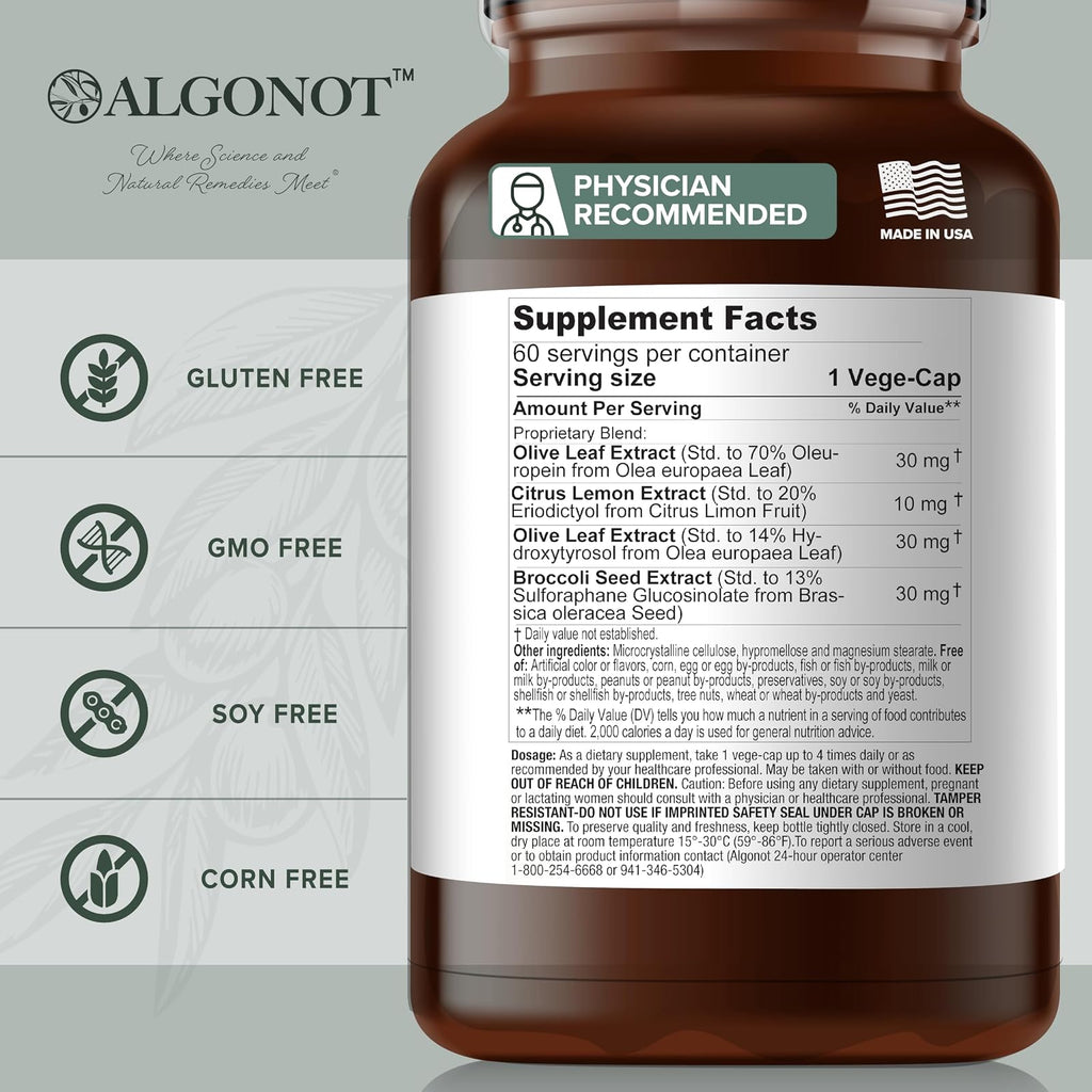 60 capsules of Algonot ViralProtek vitamins