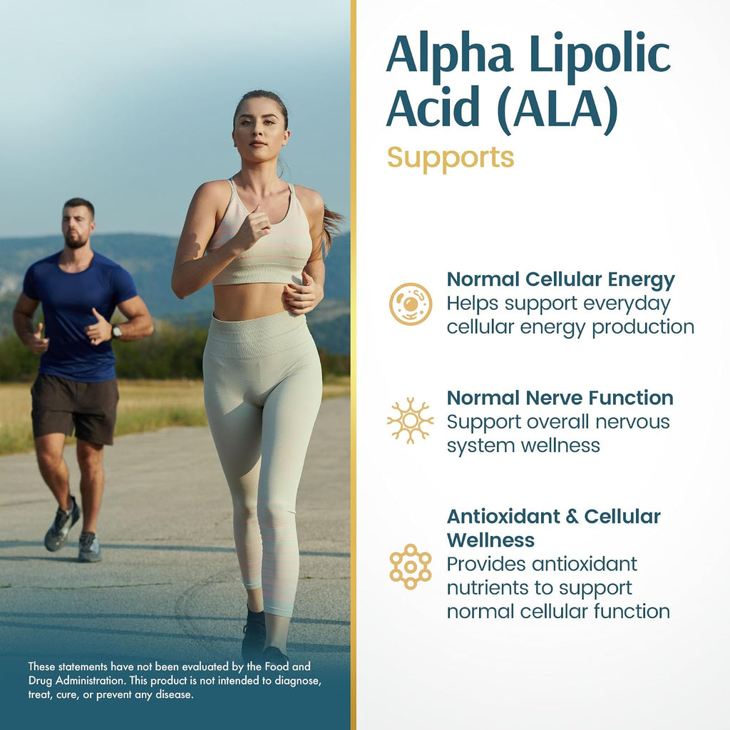 60 capsules of alpha lipoic acid