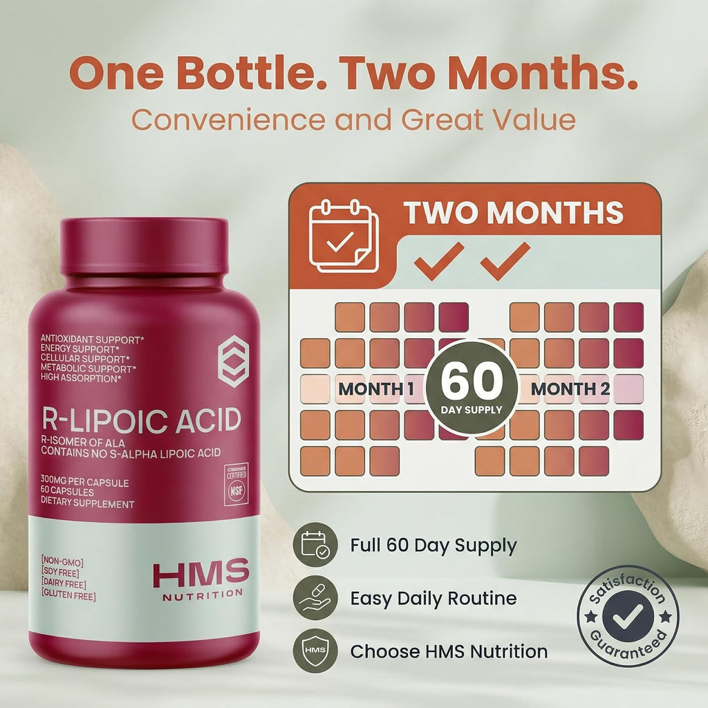 60 capsules of alpha lipoic acid