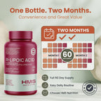 60 capsules of alpha lipoic acid