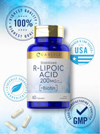 60 capsules of alpha lipoic acid