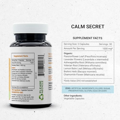 60 capsules of anxiety-free support