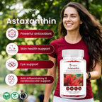 60 capsules of astaxanthin supplement