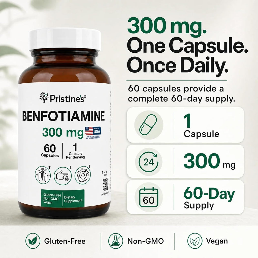 60 capsules of benfotiamine benefits