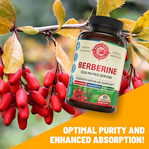 60 capsules of Berberine for daily wellness