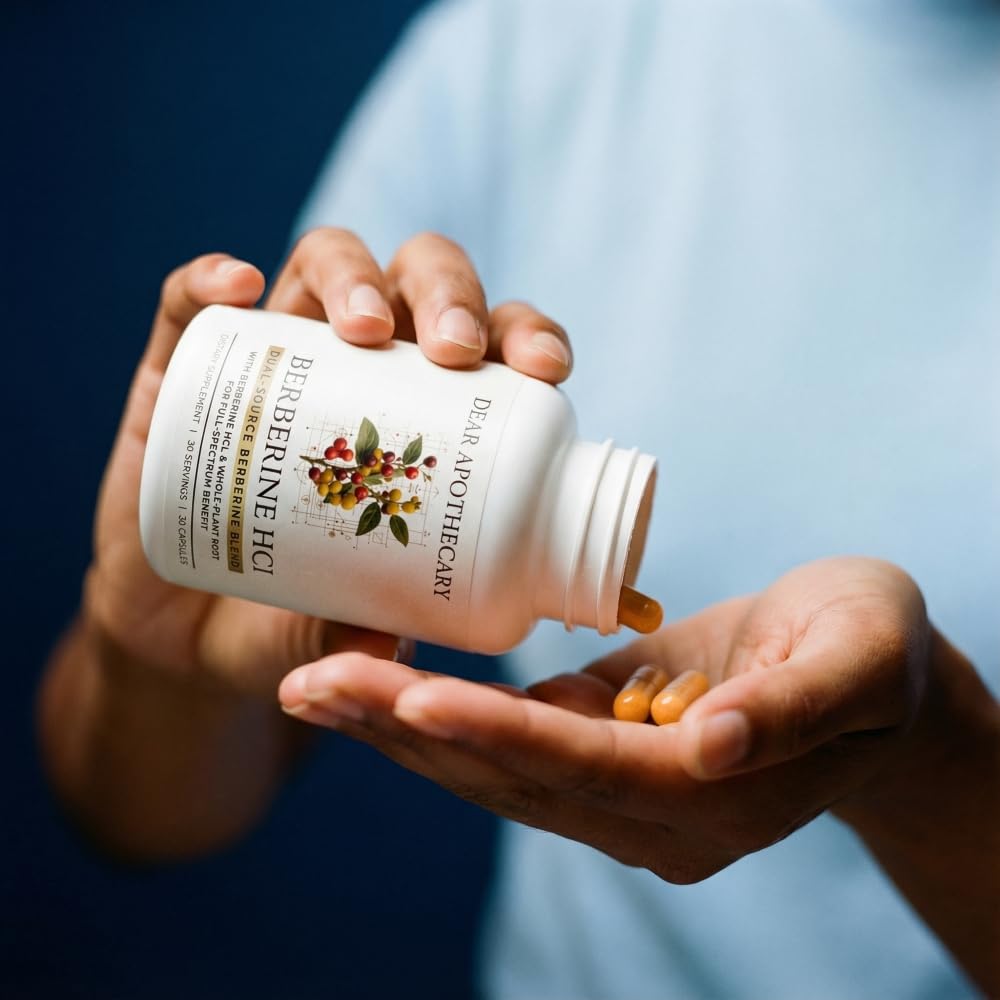 60 capsules of berberine hcl