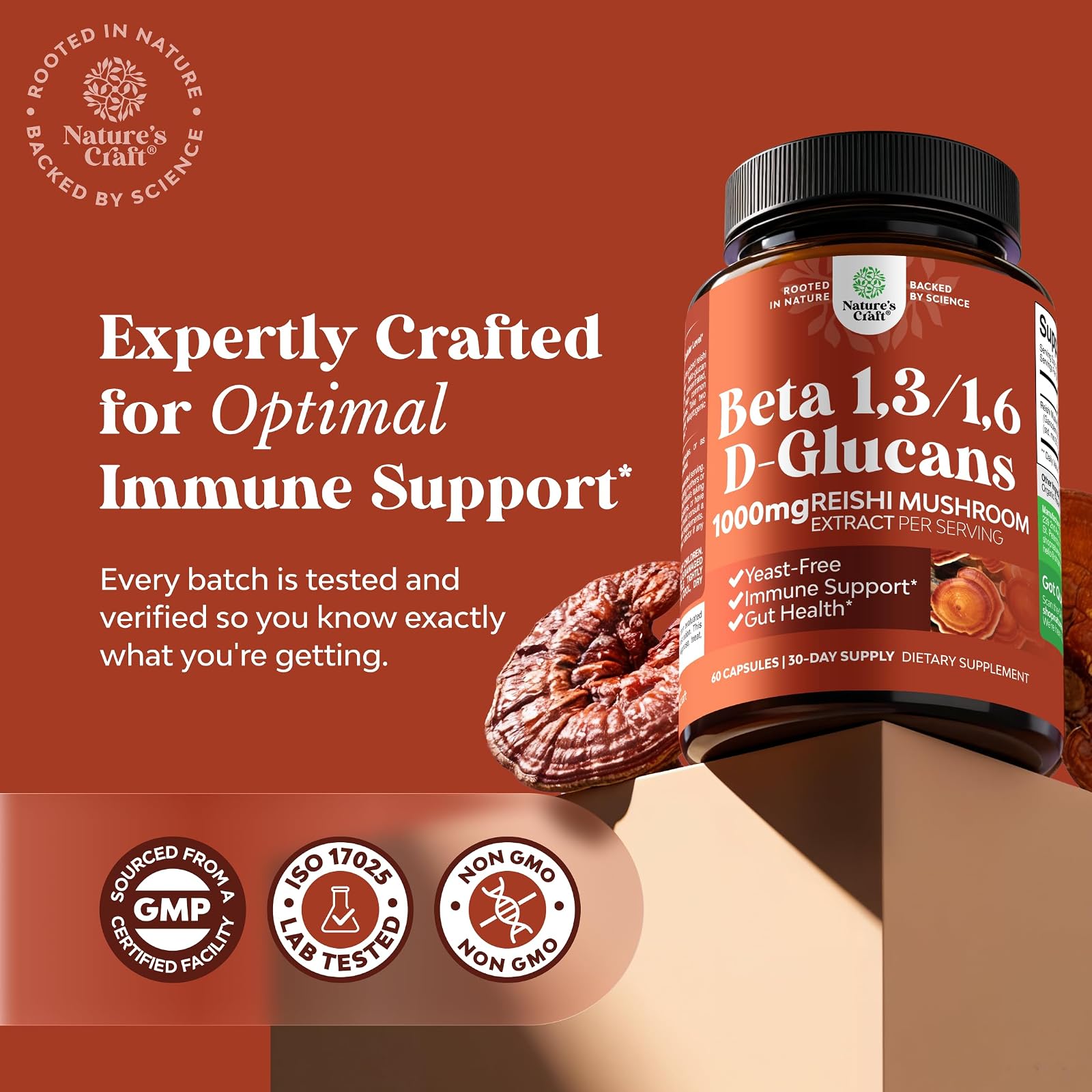 60 capsules of Beta Glucan
