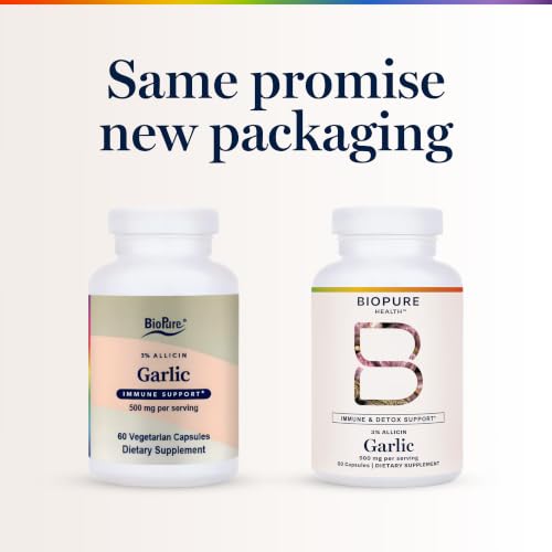 60 capsules of BioPure Garlic