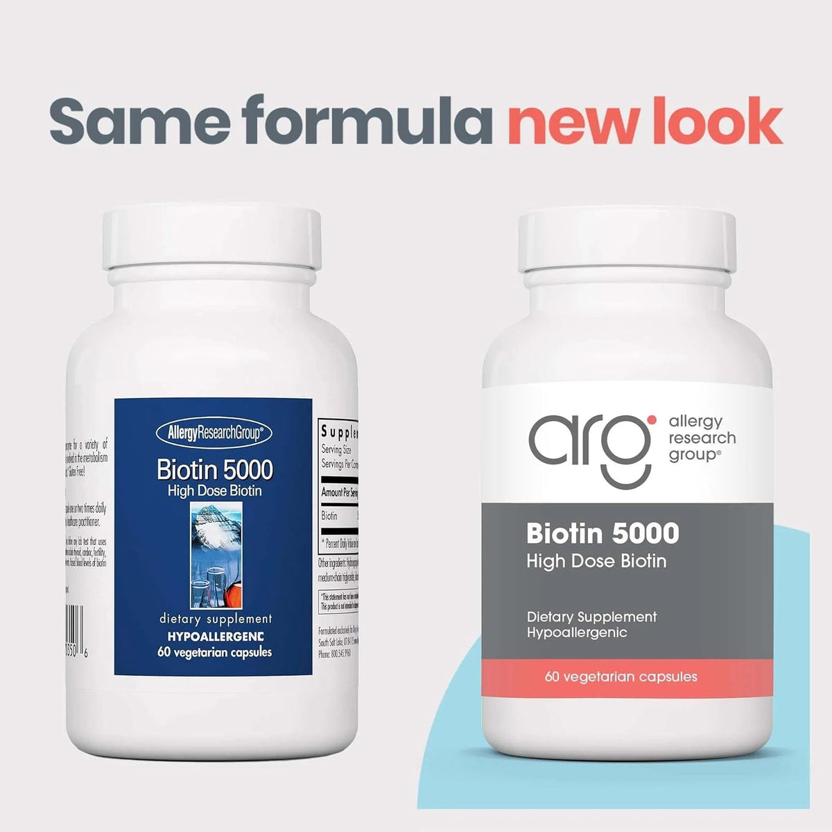 60 capsules of biotin nutrition