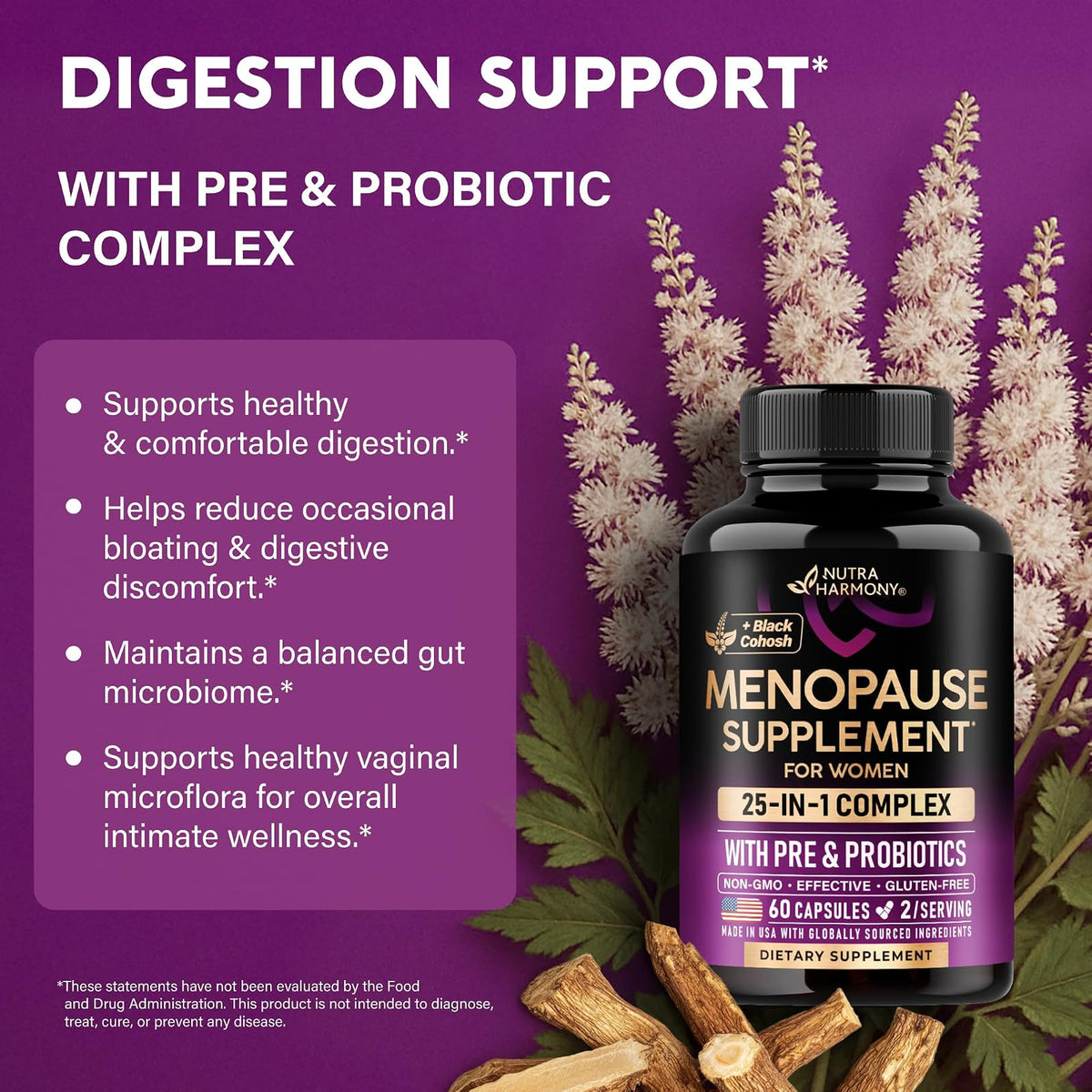 60 capsules of biotin support