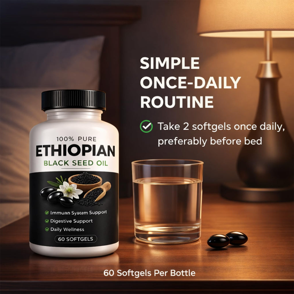 60 capsules of black seed oil