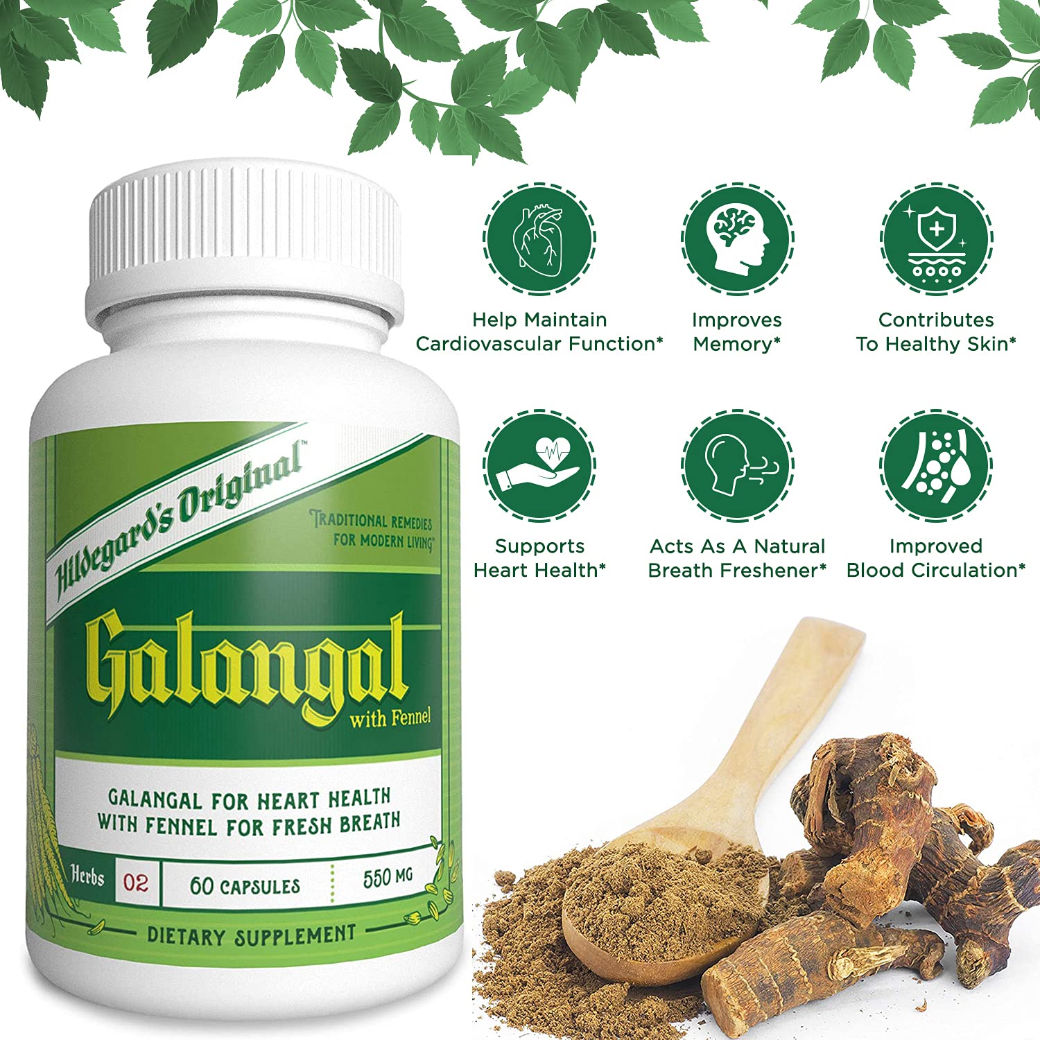 60 capsules of blended health