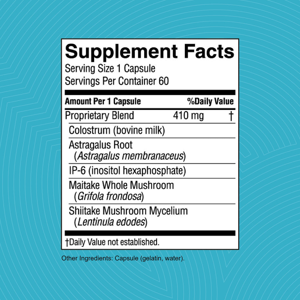 60 capsules of blended supplements