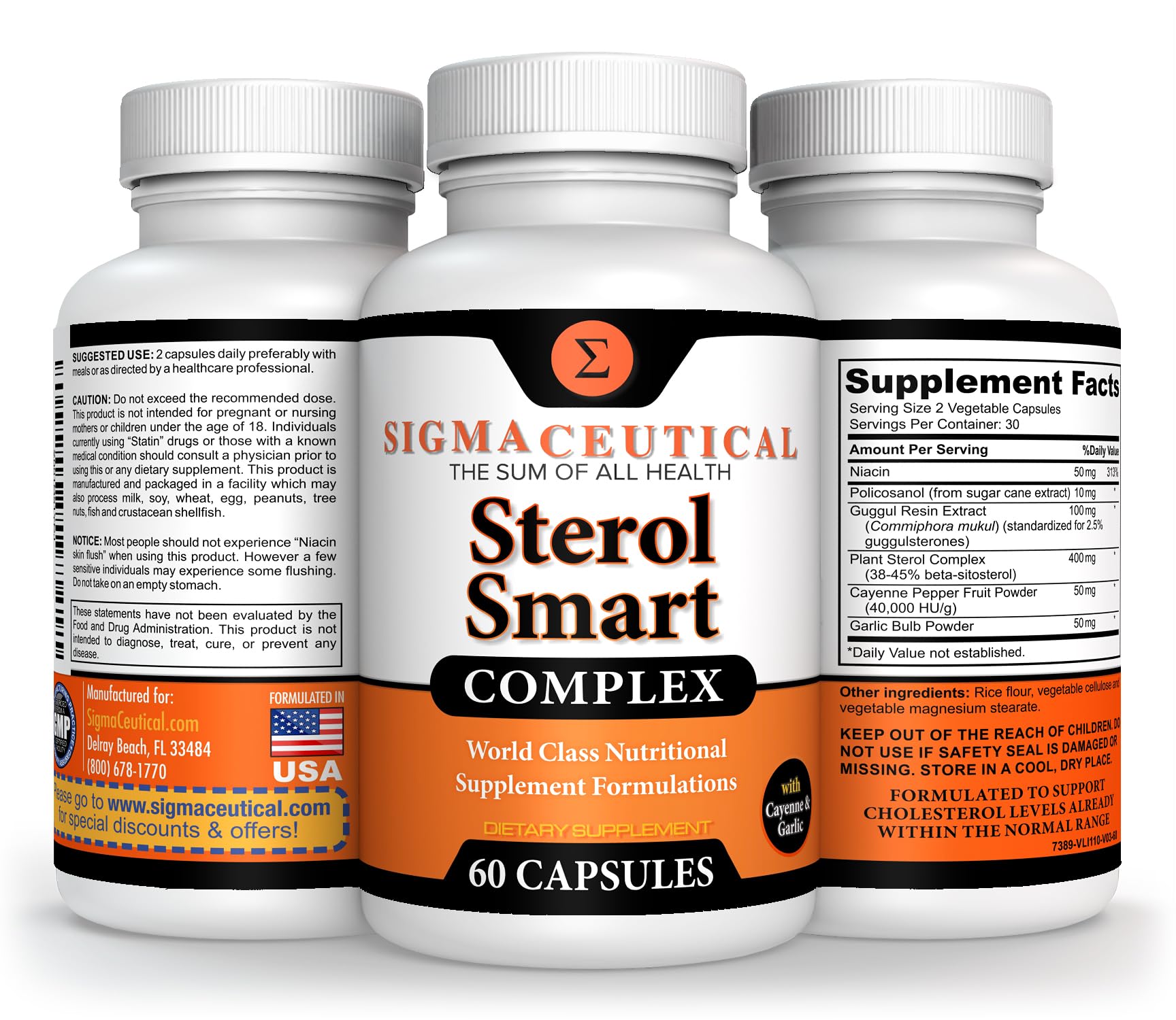 60 capsules of blended vitamin & mineral supplements