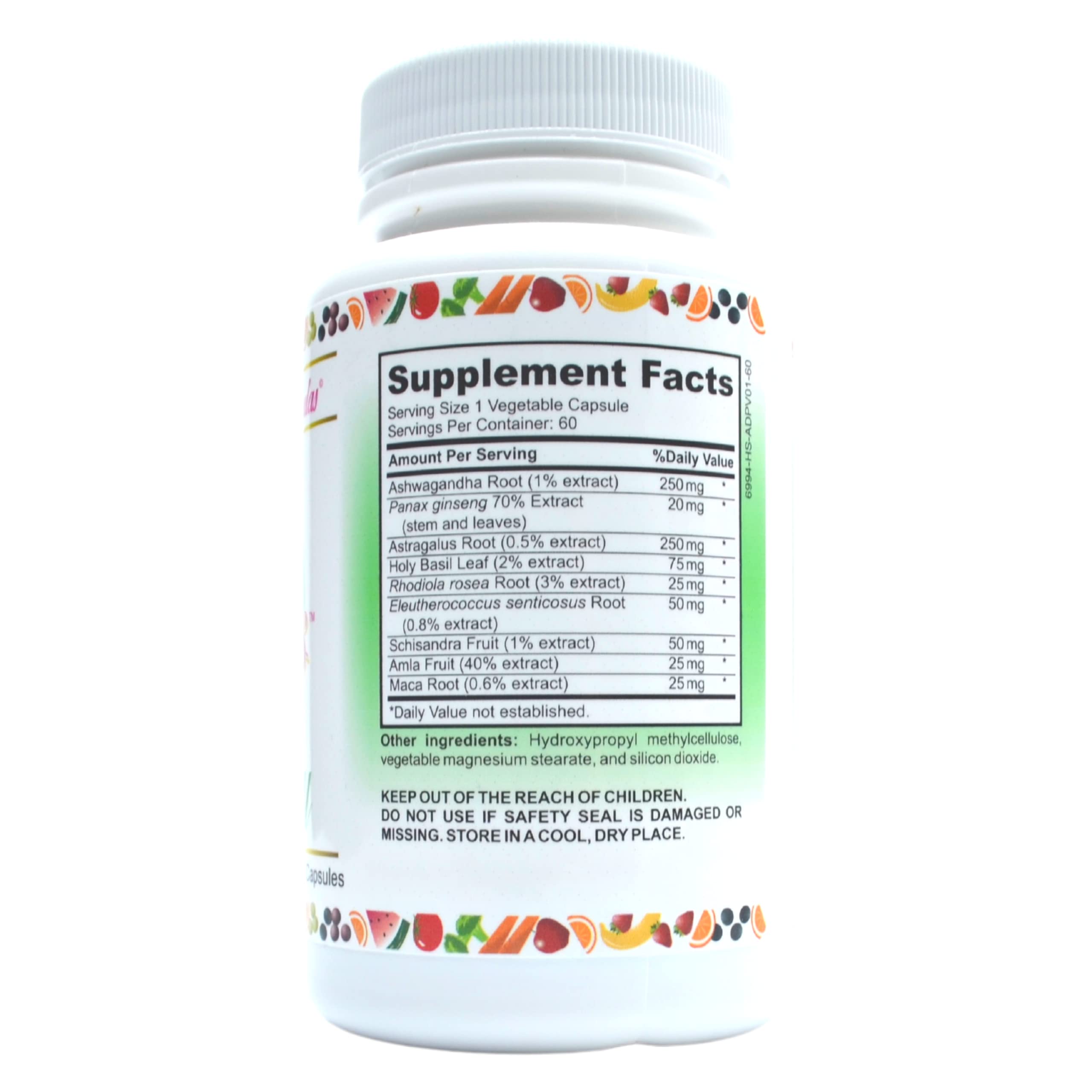 60 capsules of blended vitamin & mineral supplements