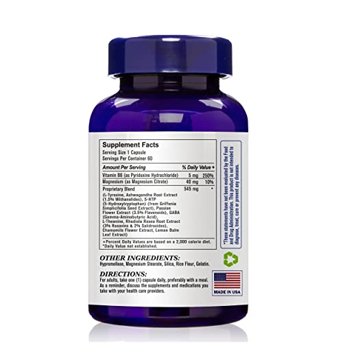 60 capsules of blended vitamin & mineral supplements