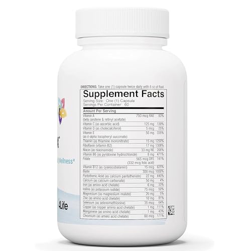 60 capsules of blended vitamin support
