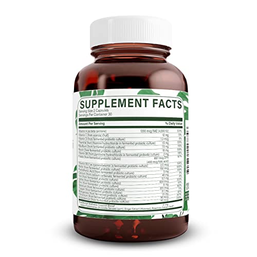 60 capsules of blended vitamins