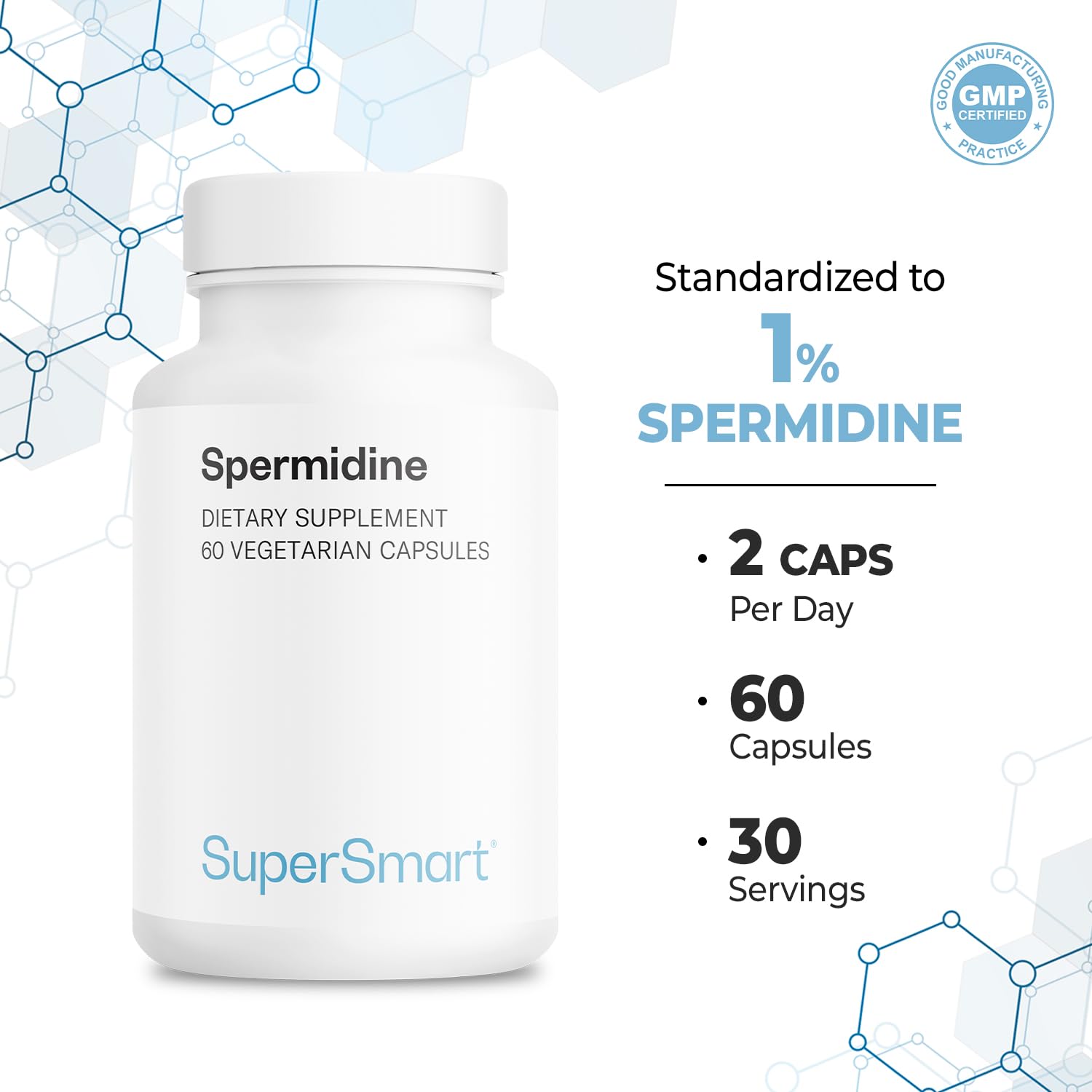 60 capsules of blended vitamins