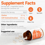 60 capsules of brain-boosting choline