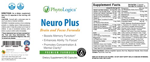 60 capsules of brain health support
