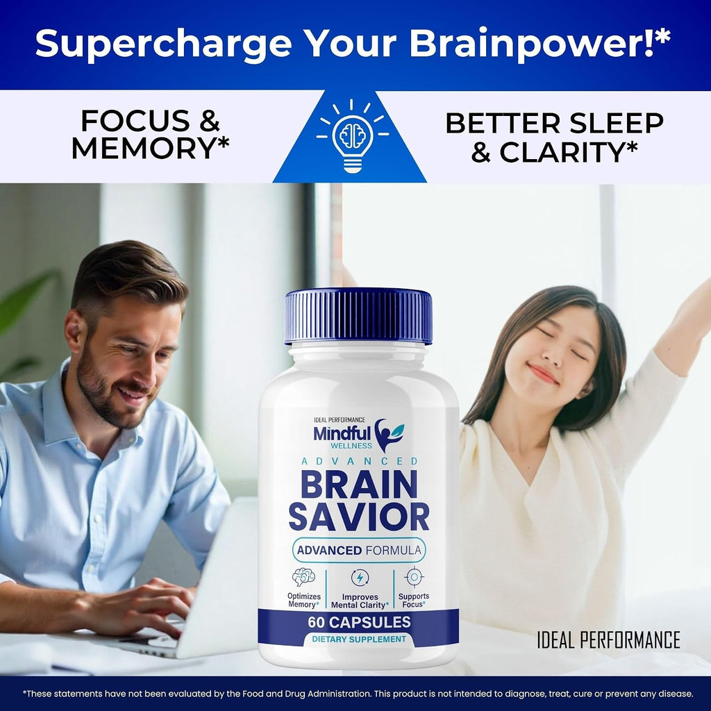60 capsules of Brain Savior vitamins