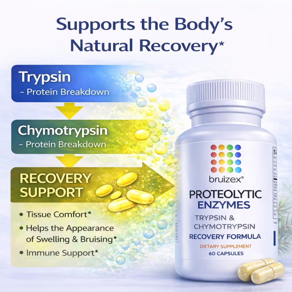 60 capsules of Bruizex enzymes