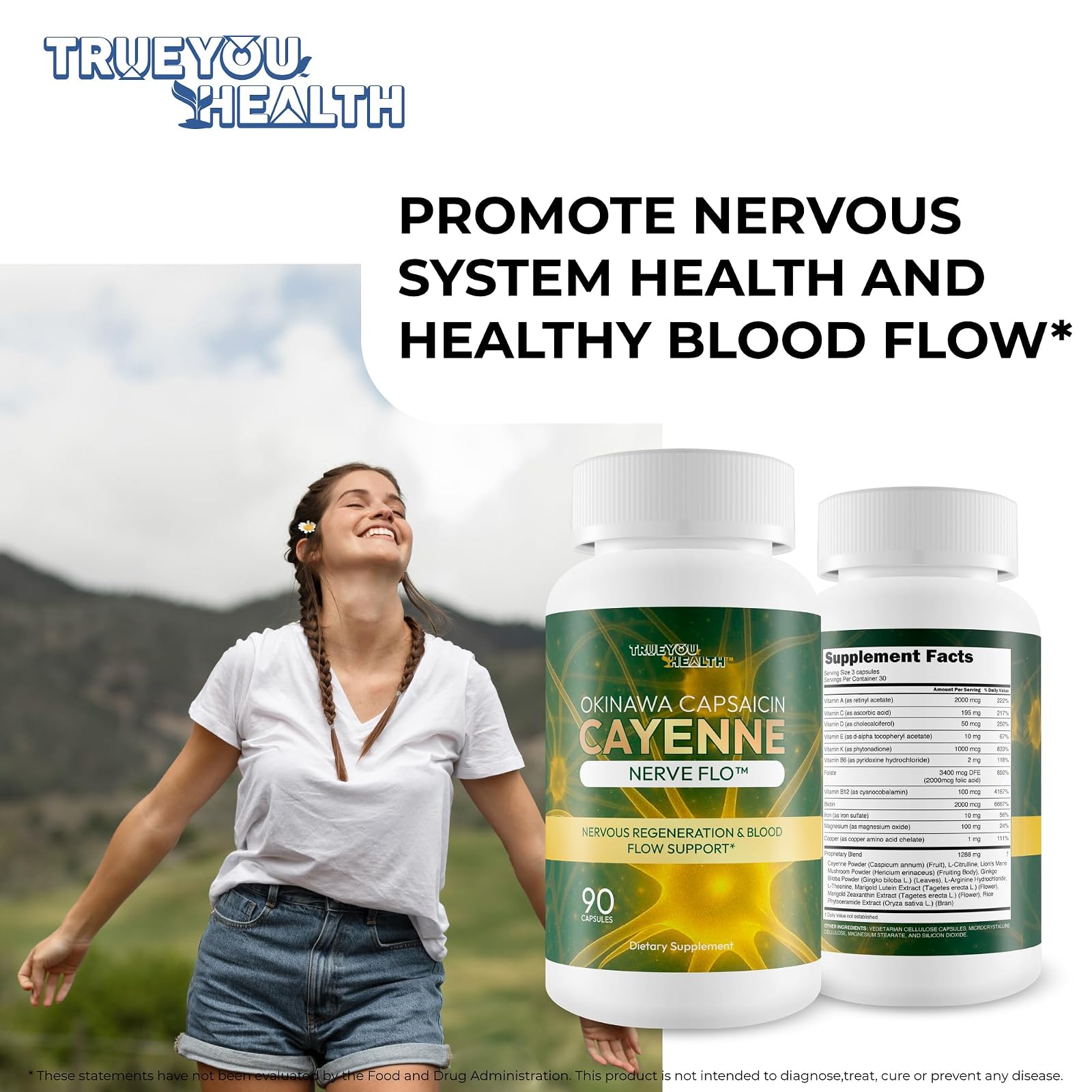 60 capsules of cayenne extract