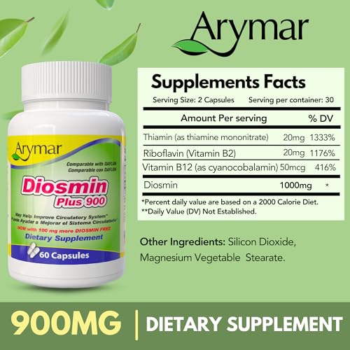 60 capsules of circulatory support vitamins