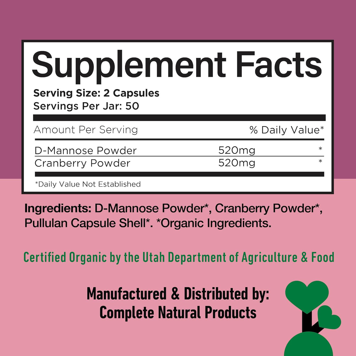 60 capsules of CNP Cranberry
