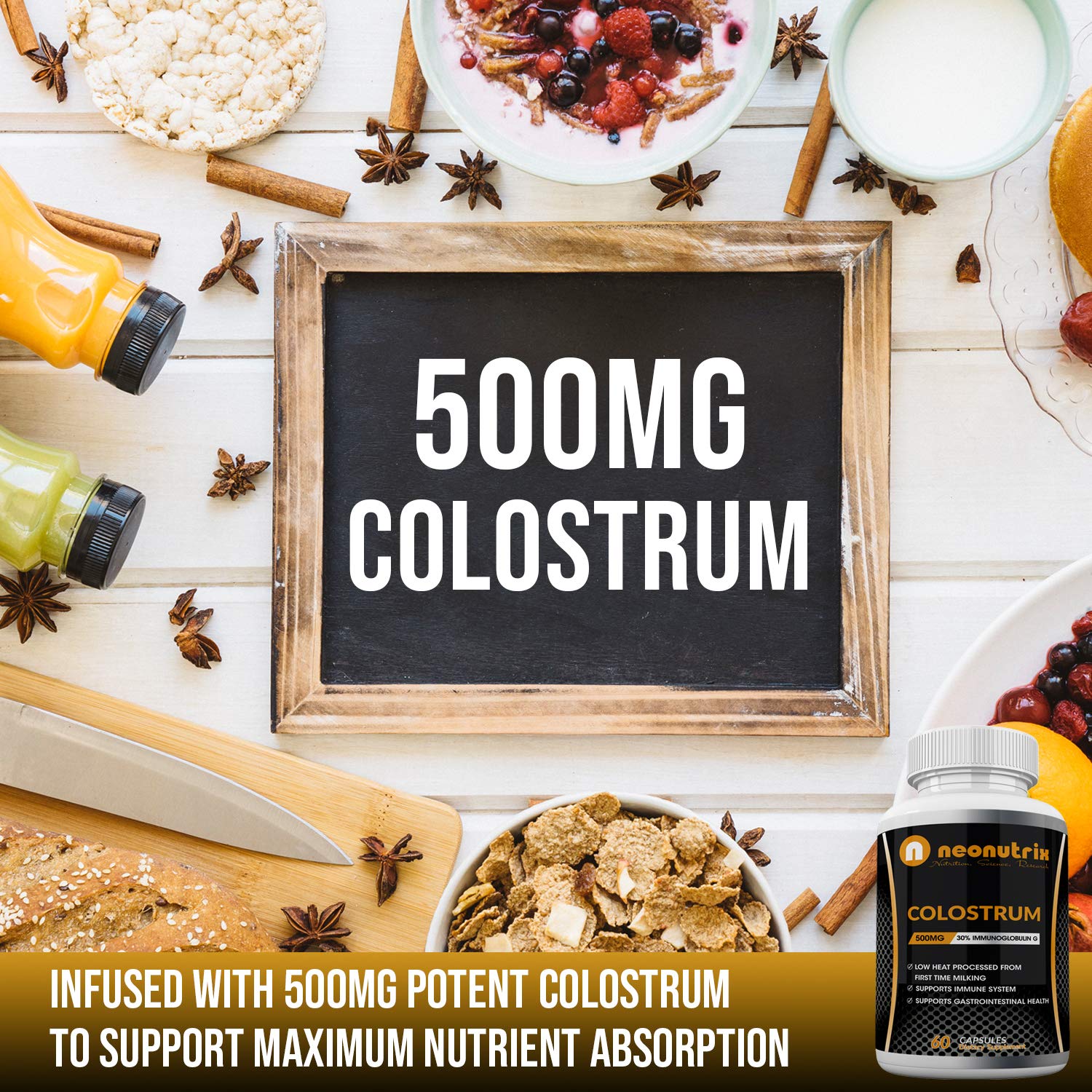 60 capsules of colostrum goodness
