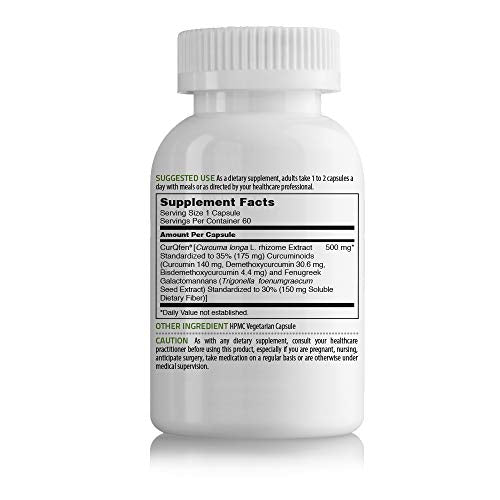 60 capsules of curcumin goodness