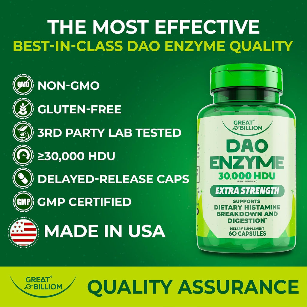 60 capsules of DAO enzyme formula