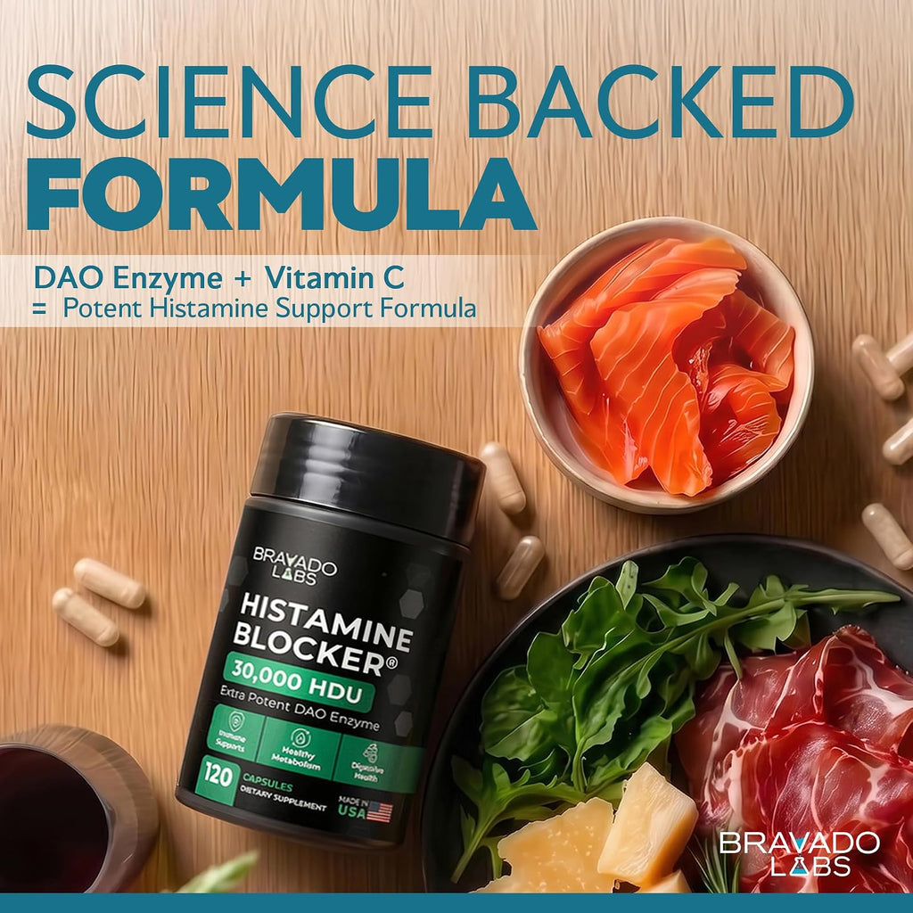60 capsules of DAO enzyme support