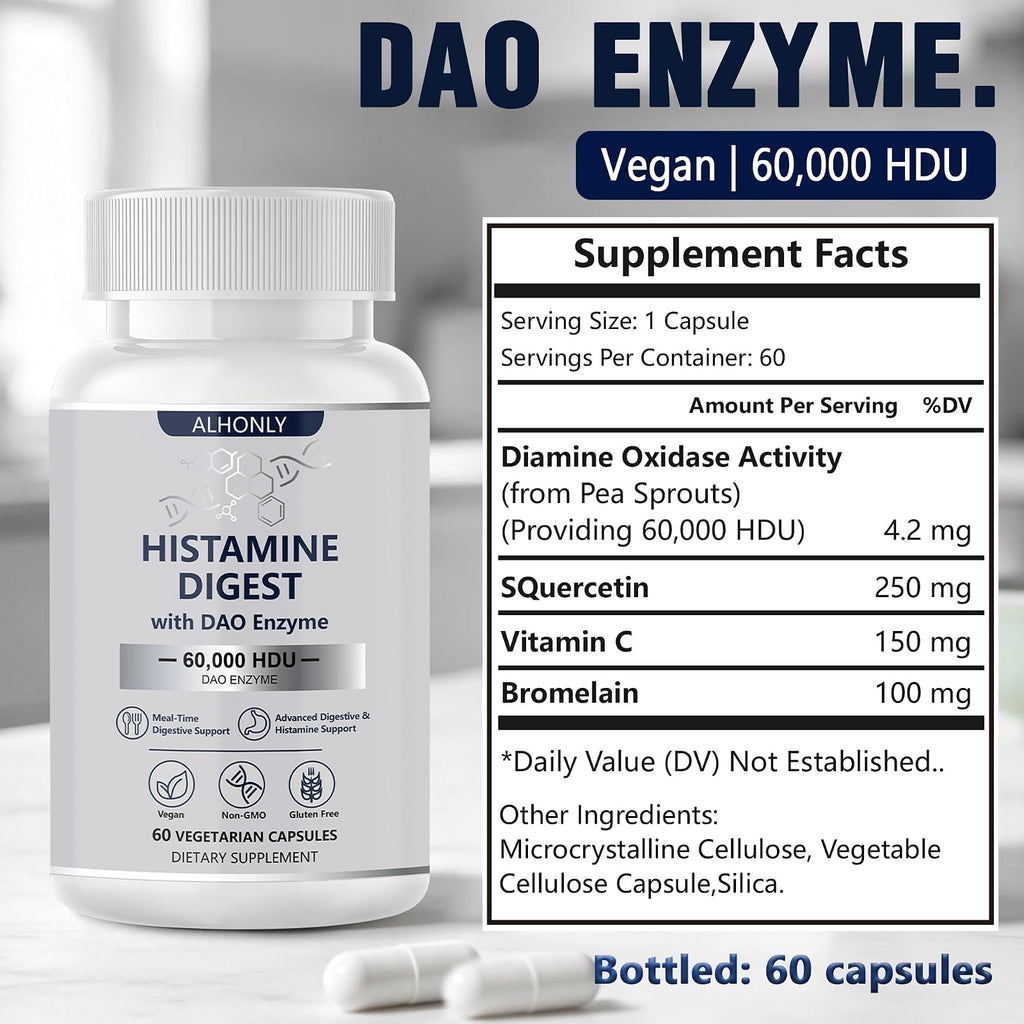 60 capsules of DAO enzyme