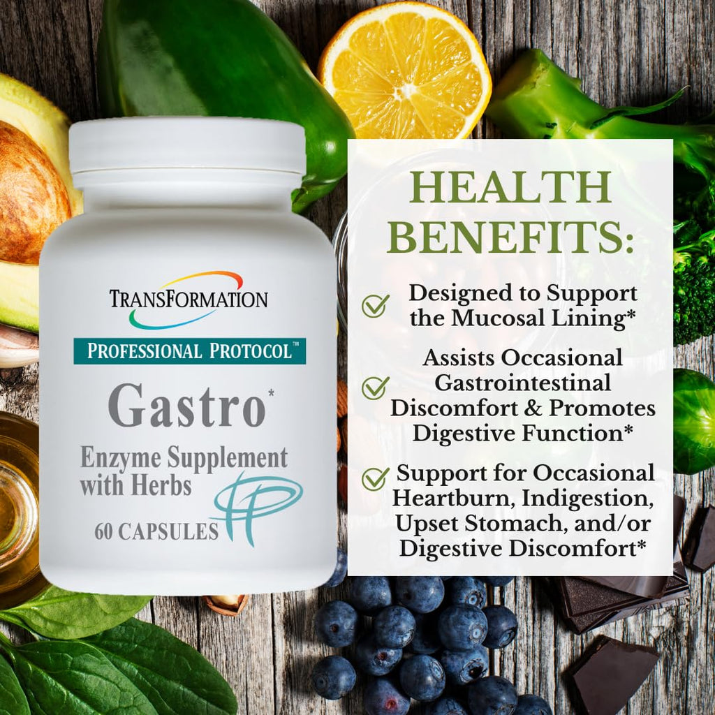 60 capsules of digestive enzyme support