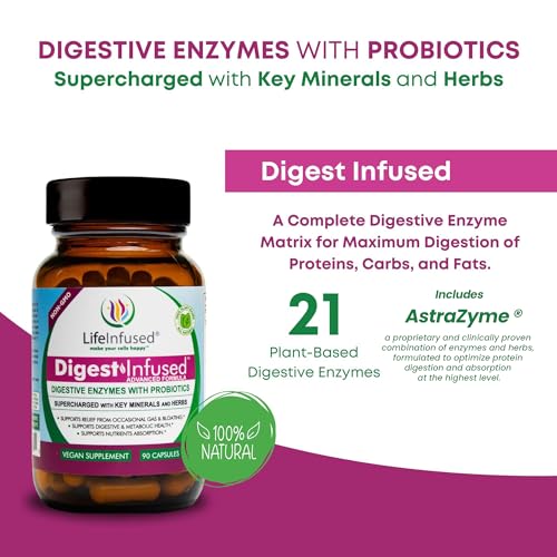 60 capsules of digestive enzymes