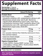 60 capsules of digestive probiotics
