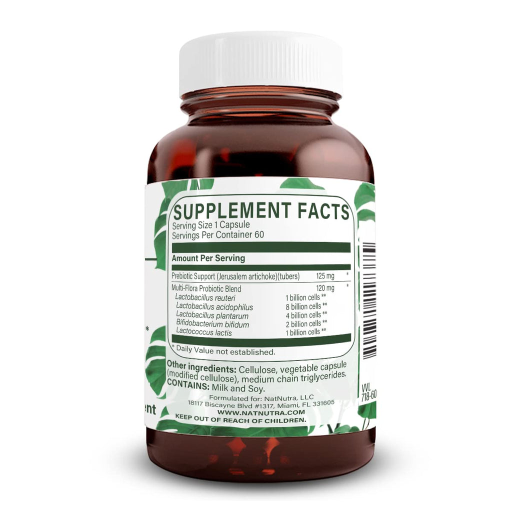 60 capsules of digestive probiotics