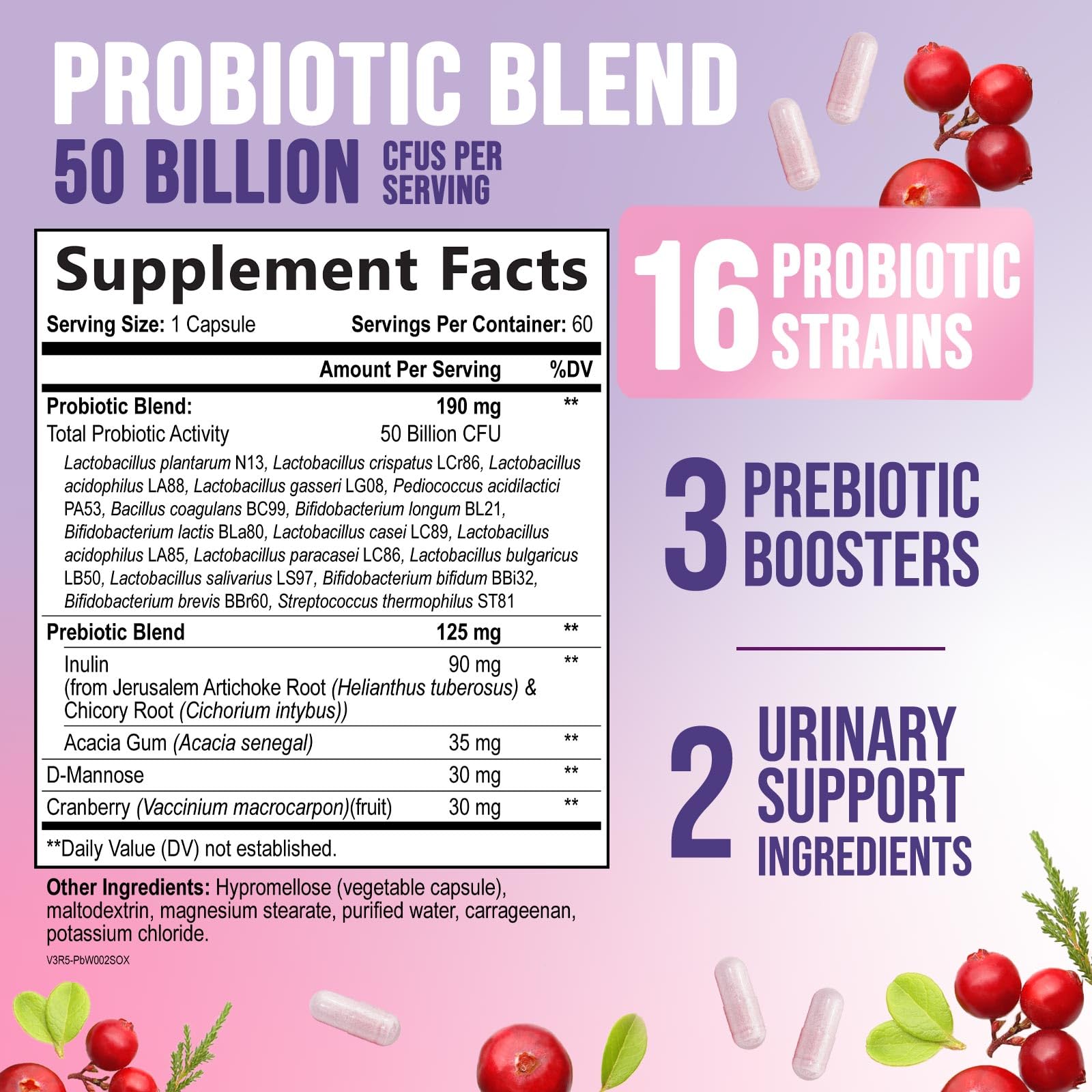 60 capsules of digestive support
