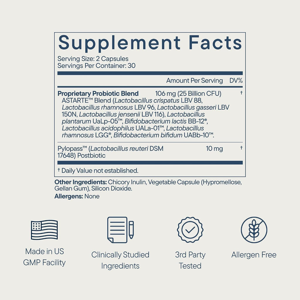 60 capsules of digestive support