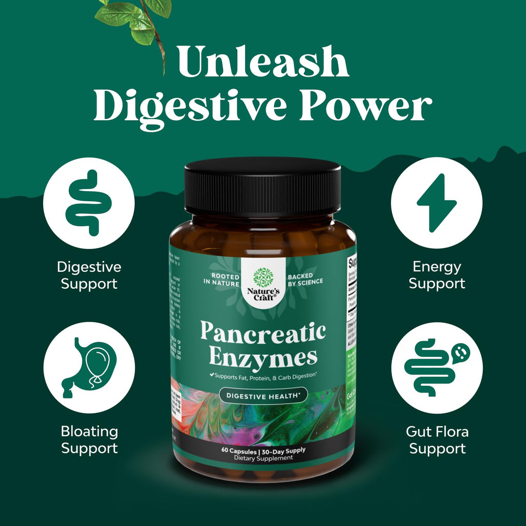 60 capsules of digestive support